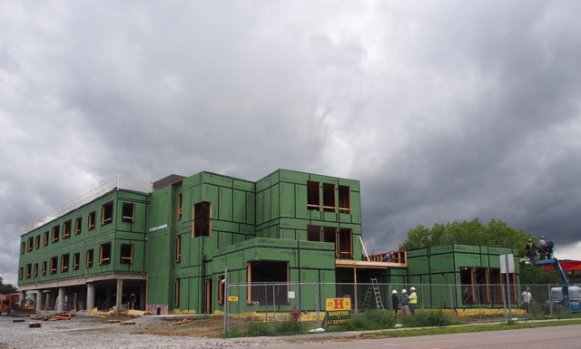 First Multi-Family Passive House in Vermont Passes Blower Door Test